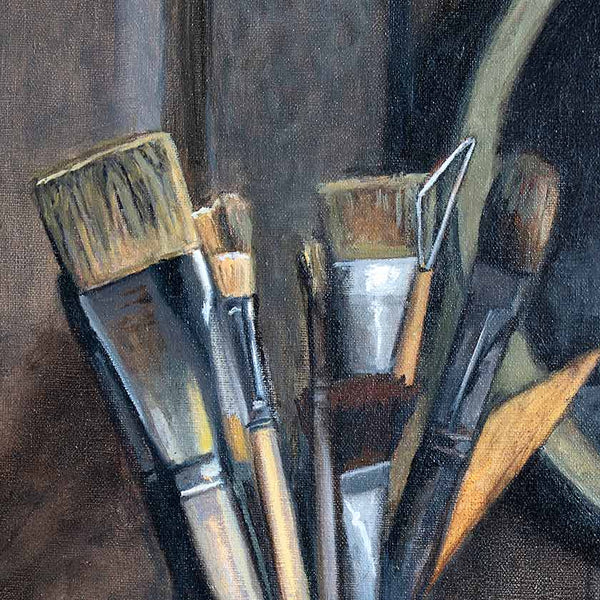 Still life oil painting by artist Jane Manco- DaVallia Gallery