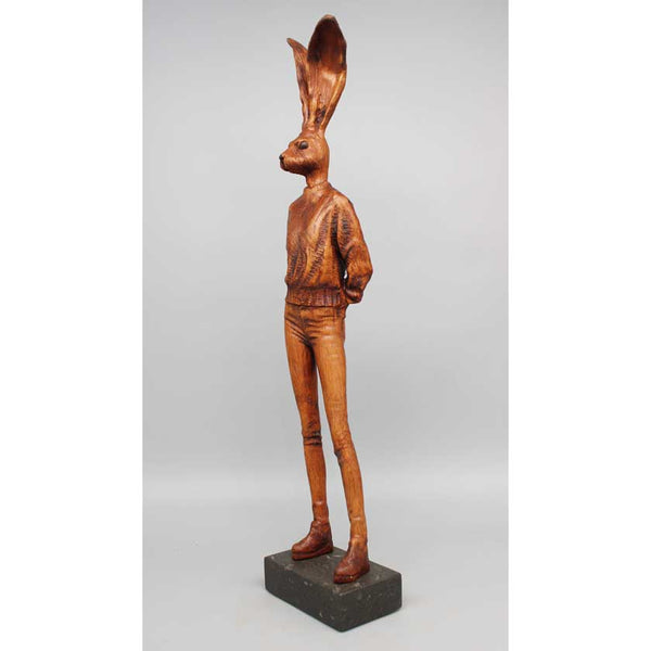 Joe Lupiani Limited Edition Bronze and Hardwood Sculptures - DaVallia