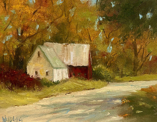 Cape with Pink Flowers-Oil Painting 11x14 by artist Marilyn Wendling ...